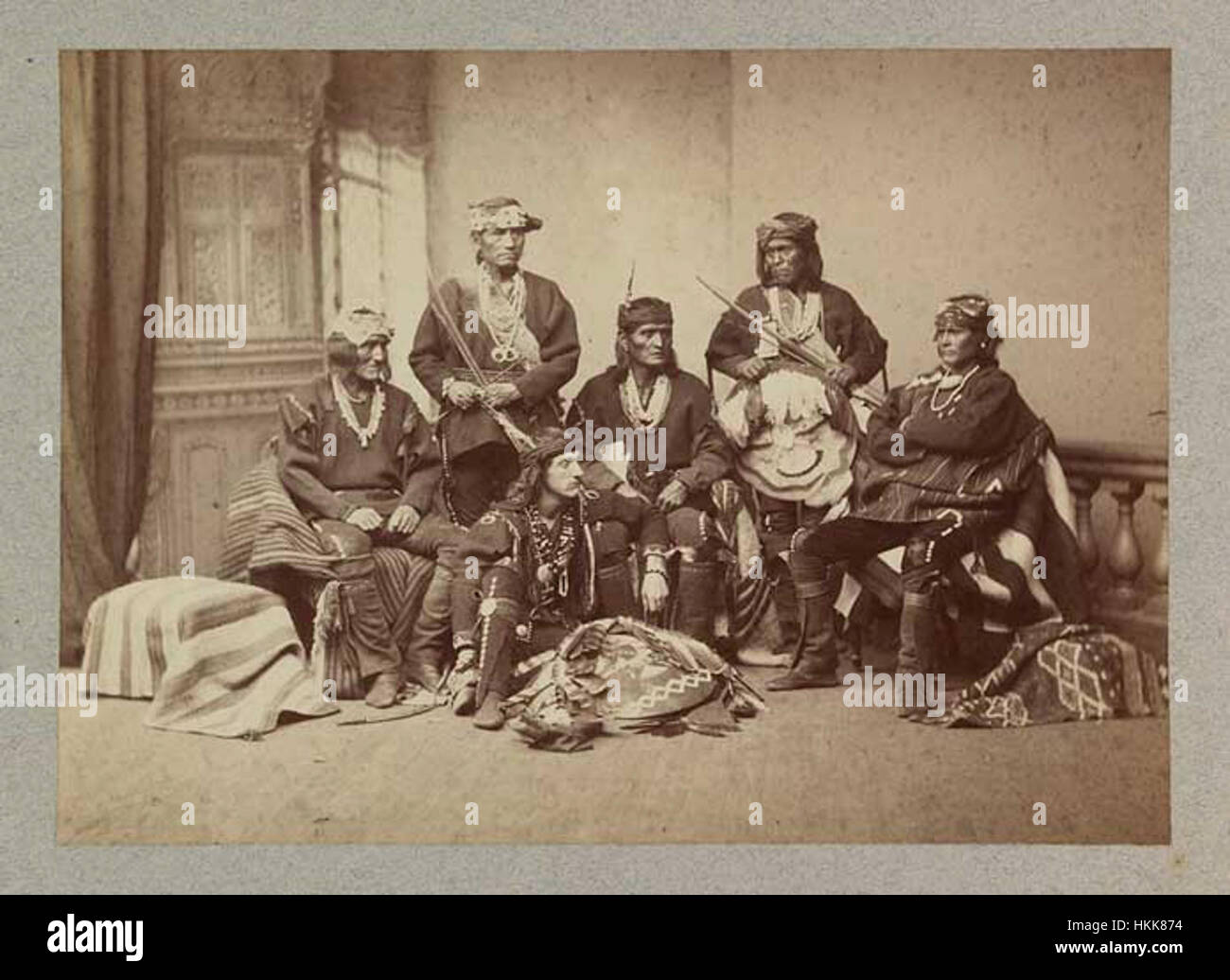 This 1882 photograph by Frank Hamilton Cushing of the Zuni Pueblo ...