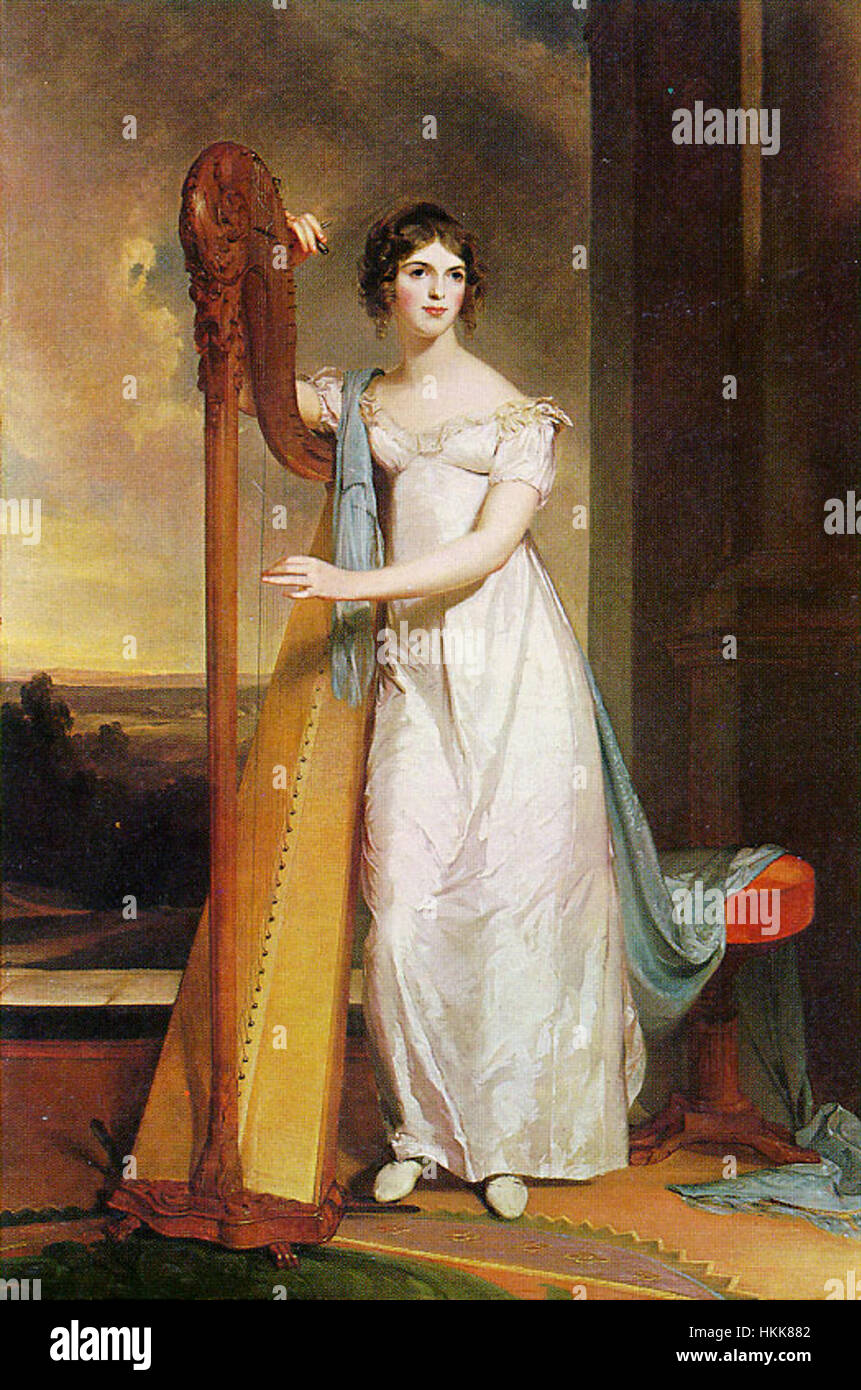 Lady harp eliza ridgely sully hi-res stock photography and images - Alamy