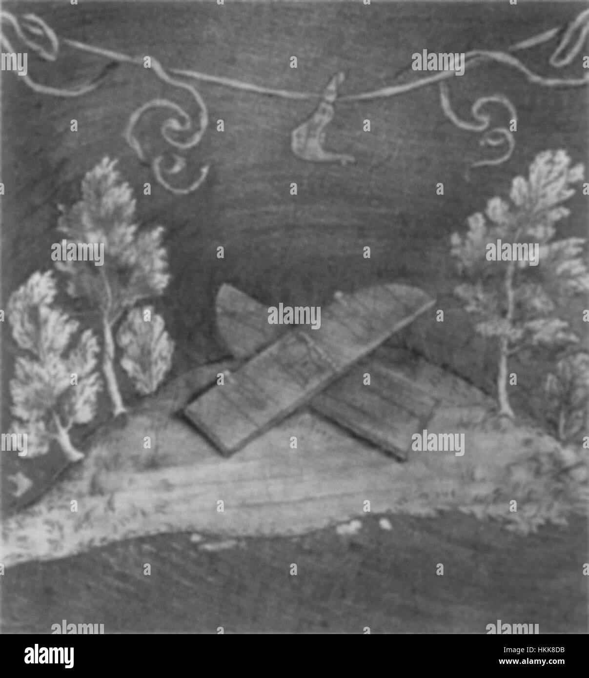 This artwork titled '73.2 simboli' features symbolic elements in an ...