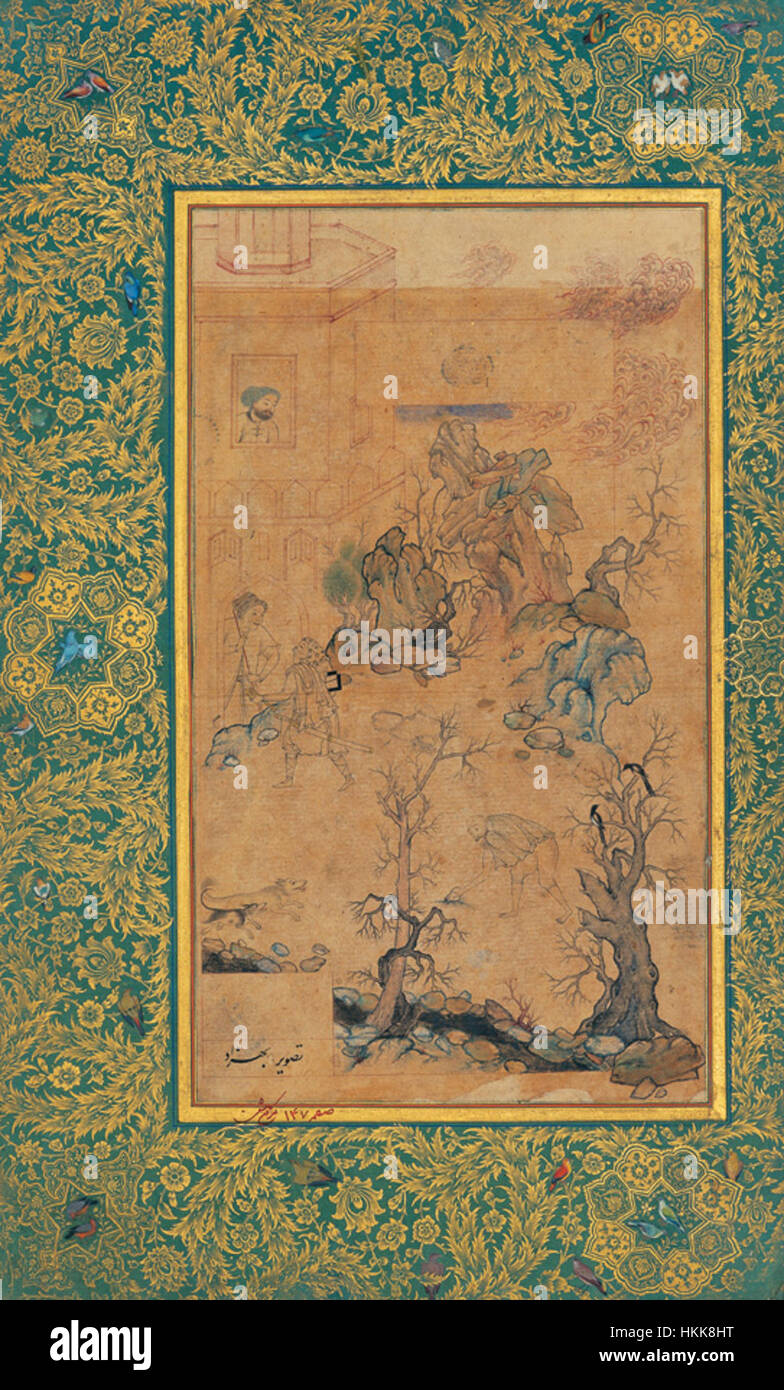 The 'Moraqqa-e Golshan' is a Persian miniature painting created by the ...