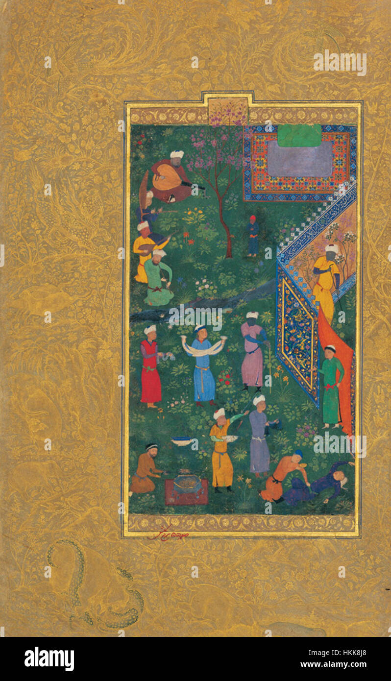 A painting by Behzad Soltan Hossein, showcasing his unique artistic ...