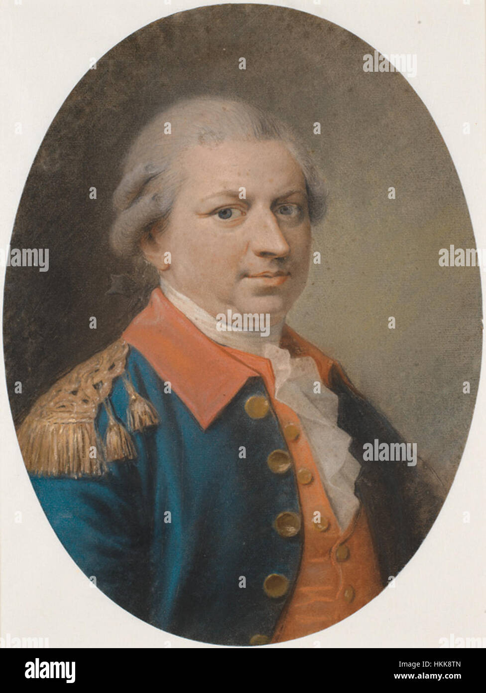 Henrik Gerner 1785 by Jens Juel 01 Stock Photo - Alamy