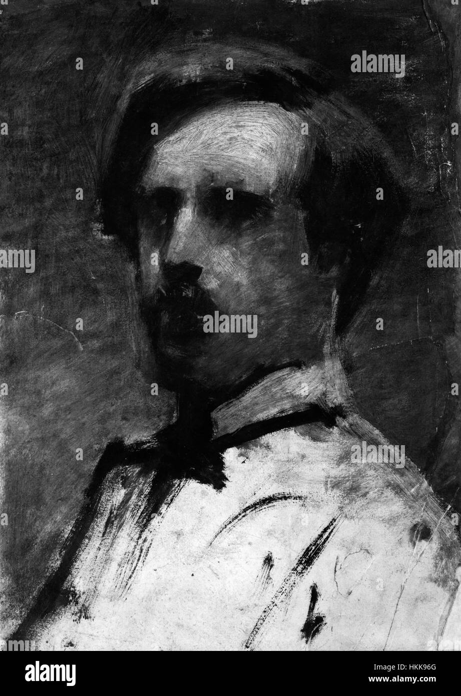 'Alfred Chantrey Corbould' by Philip William May is a detailed portrait ...