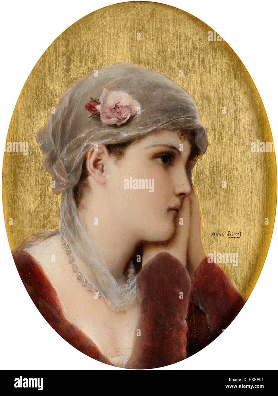 Alfred Seifert In Gedanken Stock Photo - Alamy