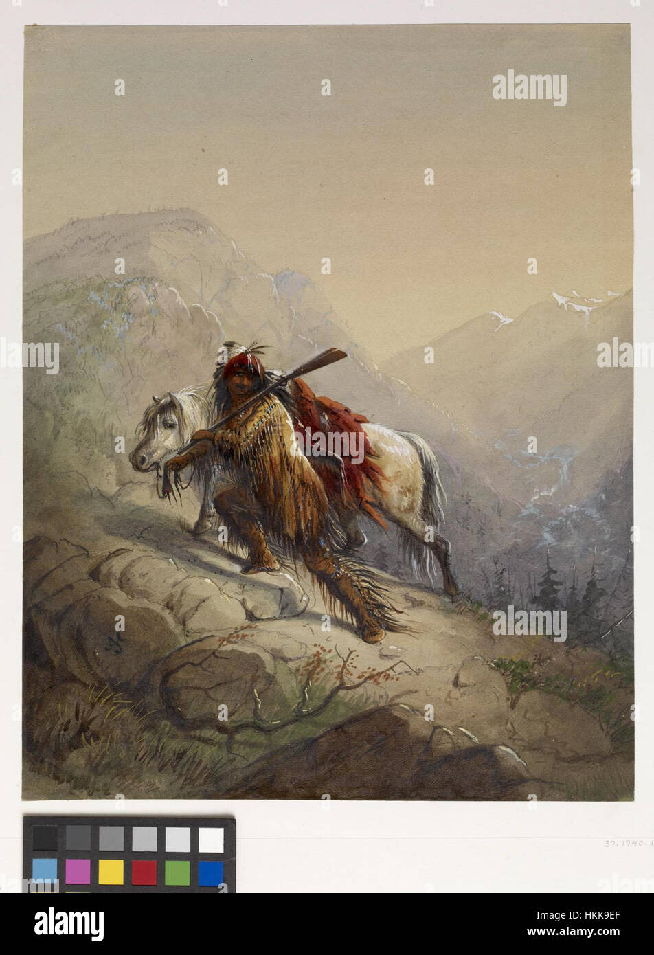 Indigenous american scalp hi-res stock photography and images - Alamy