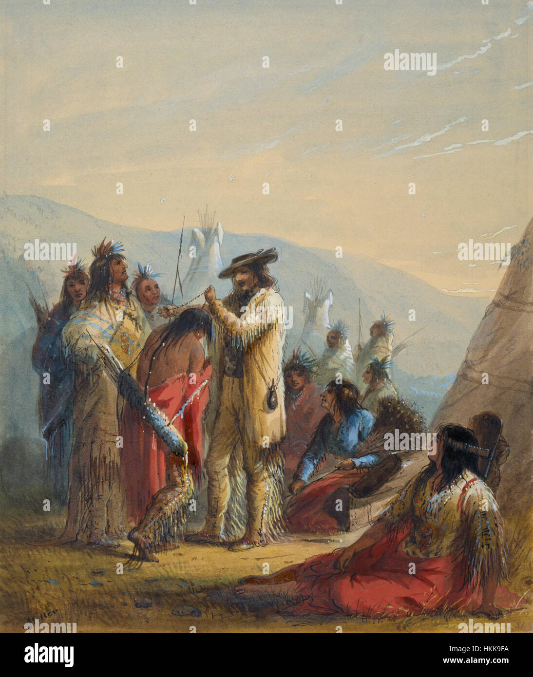 19th century native americans hi-res stock photography and images - Alamy