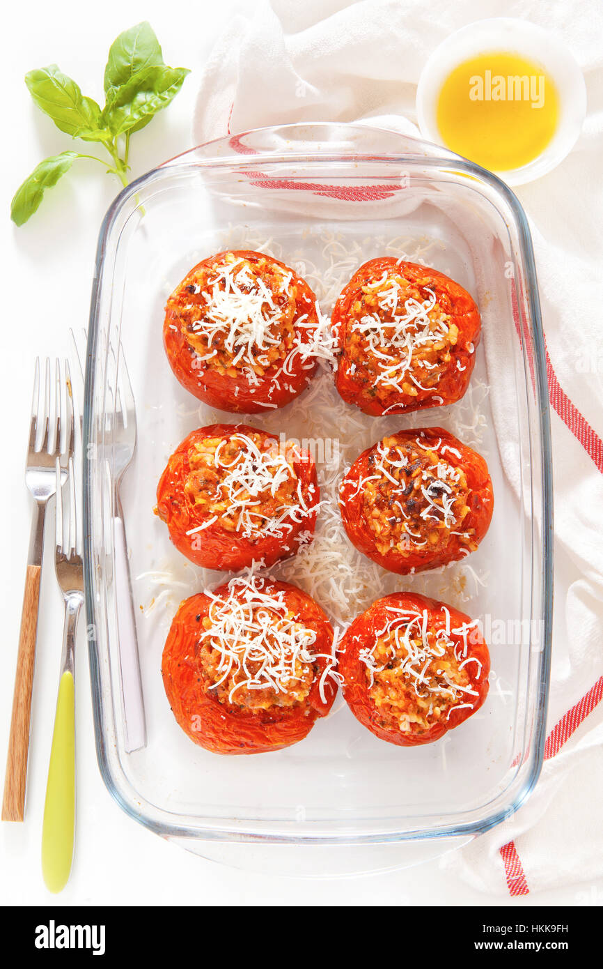 Stuffed peppers and greek salad hi-res stock photography and images - Alamy
