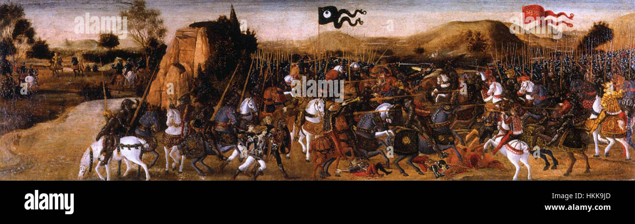 Andrea del Verrocchio's 'The Battle of Pydna' depicts a key moment in ...