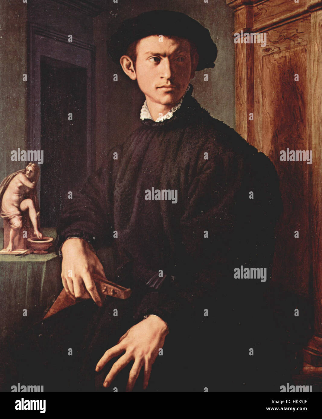 *Angelo Bronzino 064* is a striking portrait by the Italian Mannerist ...