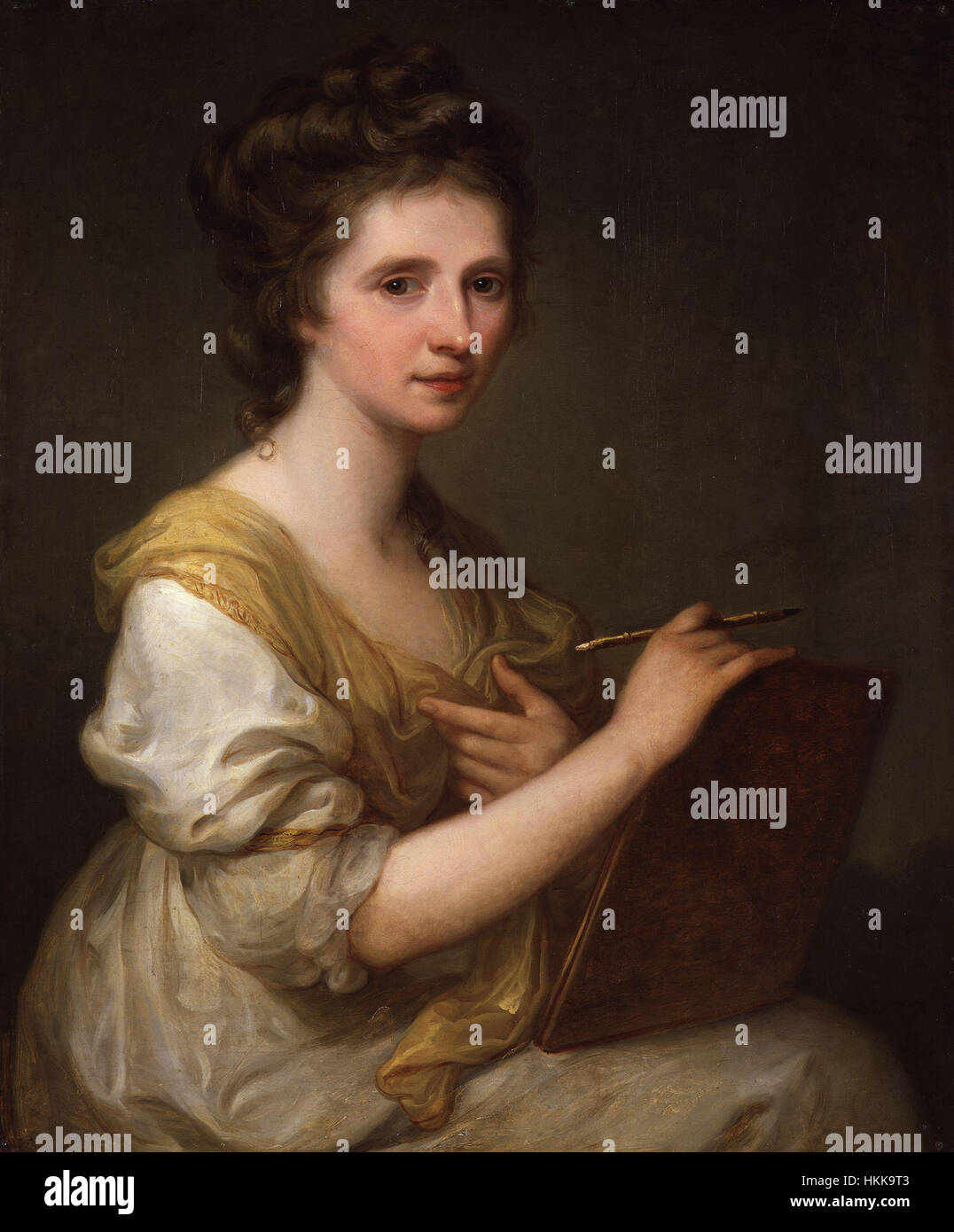 Angelica Kauffmann, a renowned 18th-century Swiss artist, is known for ...