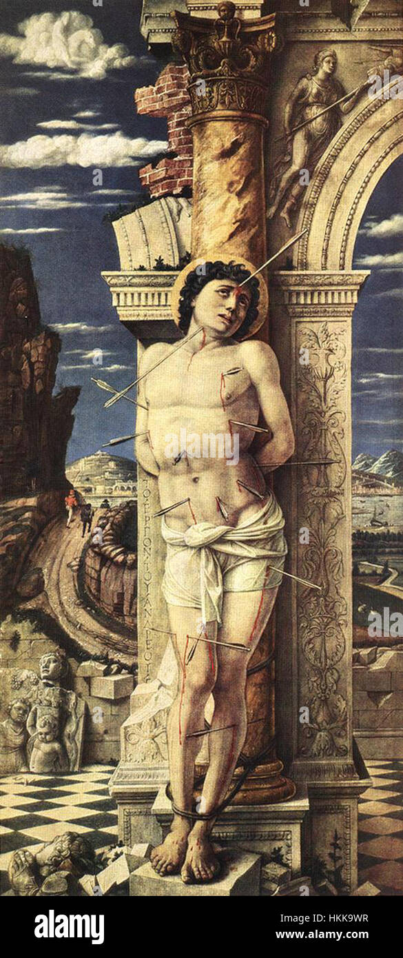 Andrea Mantegna's 'St. Sebastian' portrays the Christian martyr in an ...