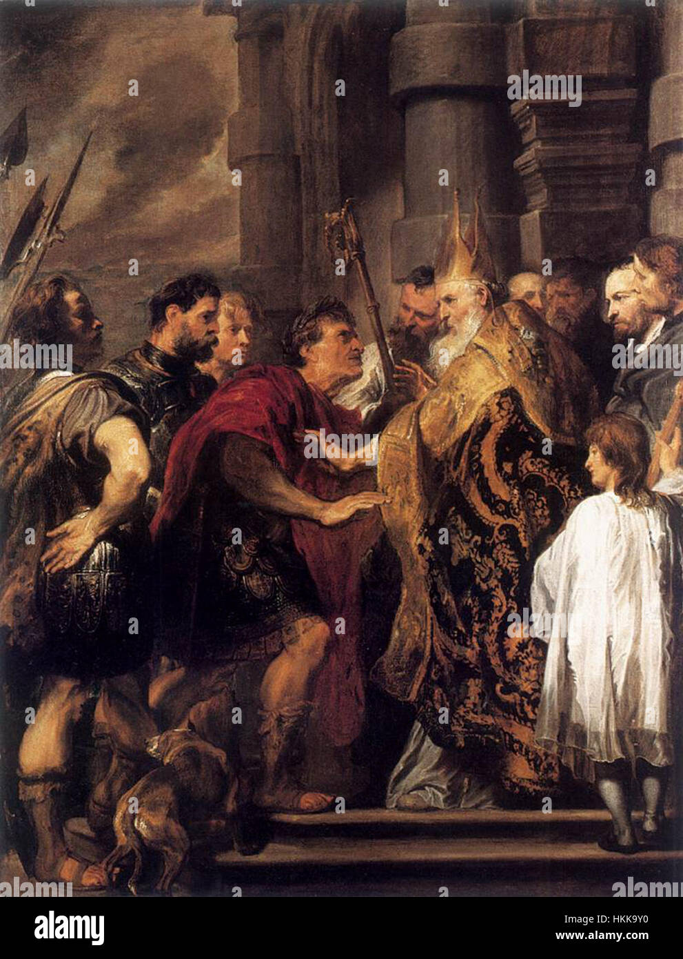 Ambrose and theodosius hi-res stock photography and images - Alamy