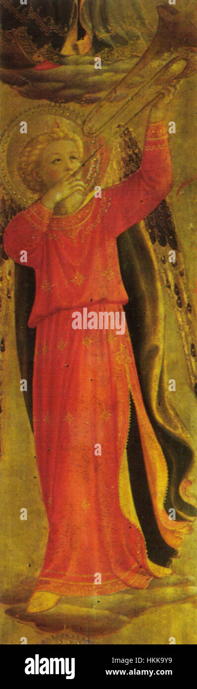 An artwork by Fra Angelico depicting the *Angelo del Tabernacolo dei ...