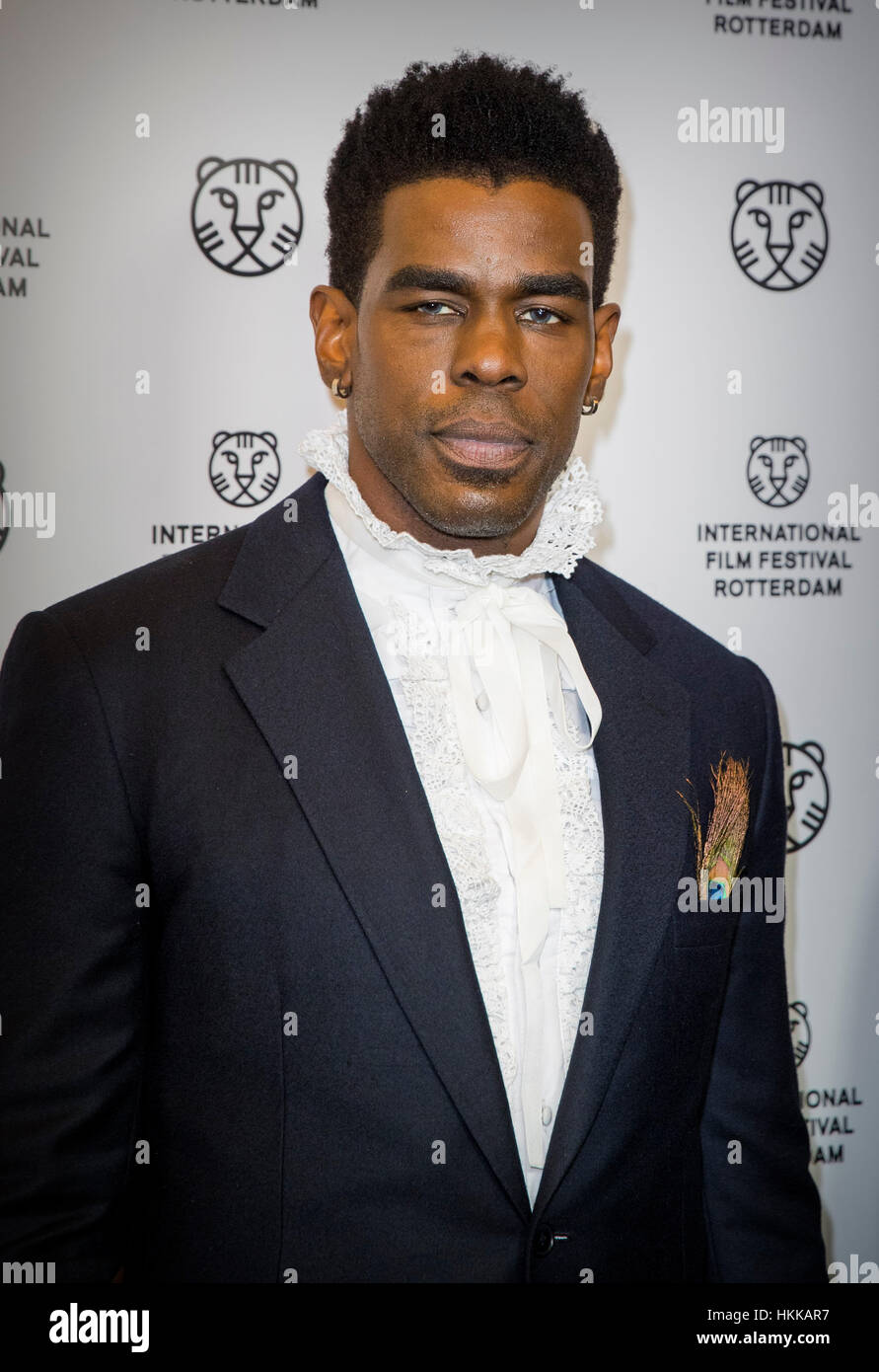 Mustafa Shakir at the premiere of the movie Double Play at the ...