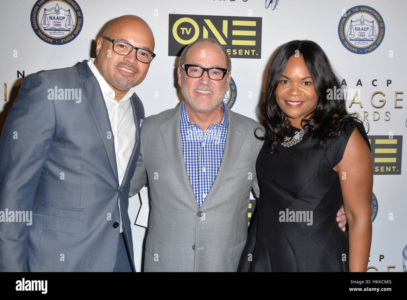 Hollywood, USA. 28th Jan, 2017. Juba Seyyid, Brad Siegel, George ...