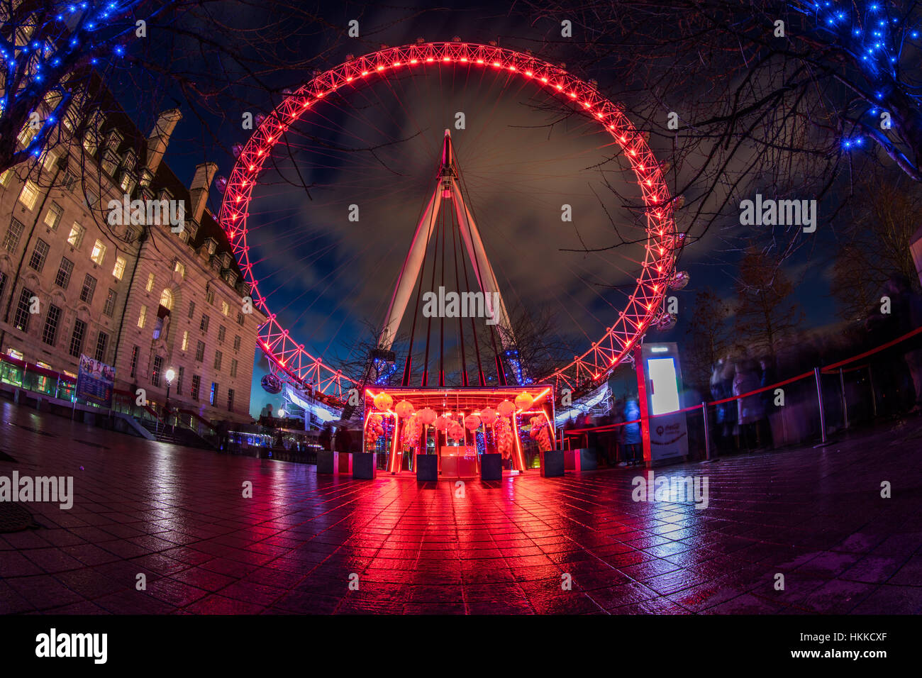 Londoneye lights hi-res stock photography and images - Alamy