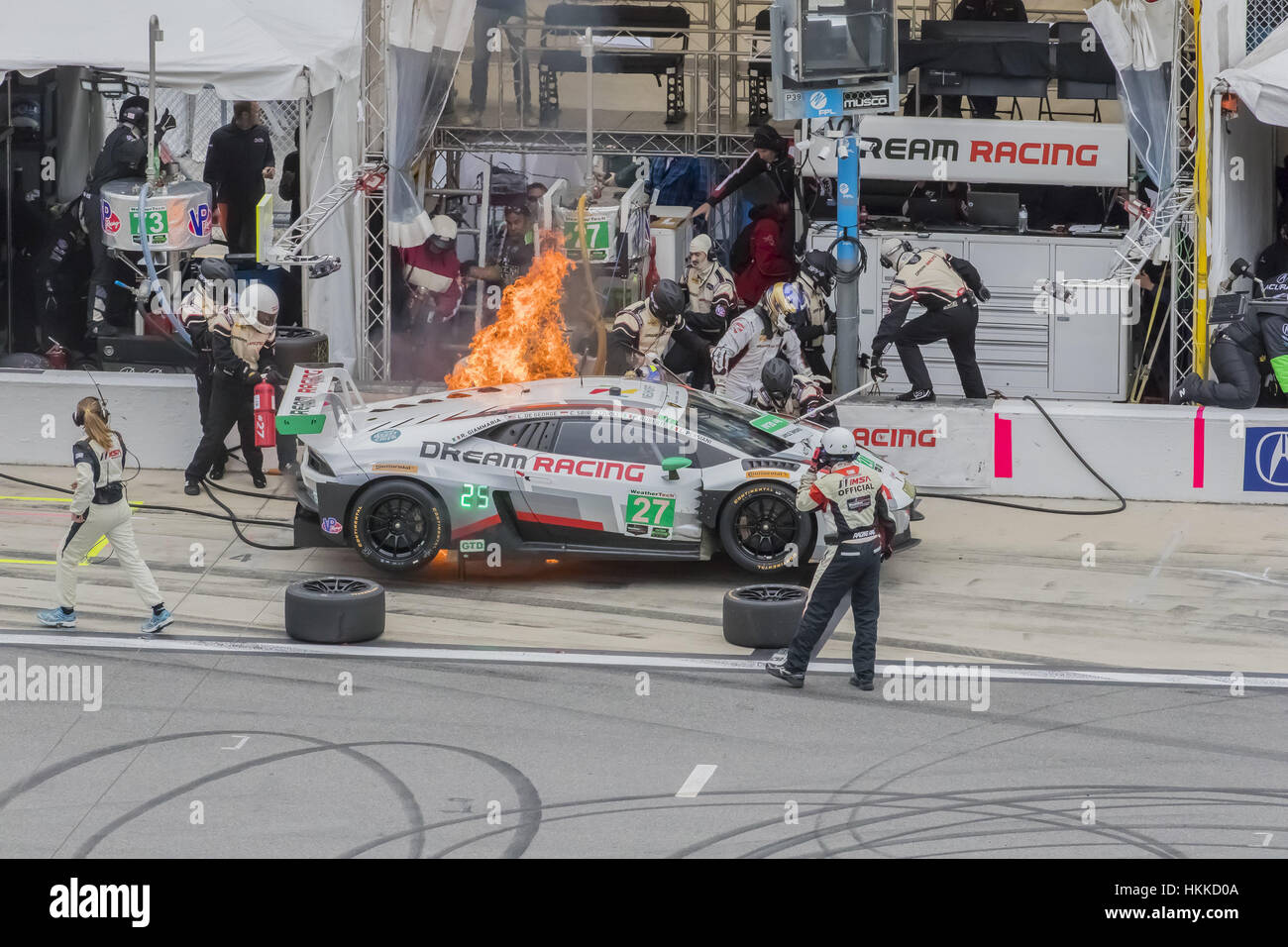 Motorsport fire hi-res stock photography and images - Alamy