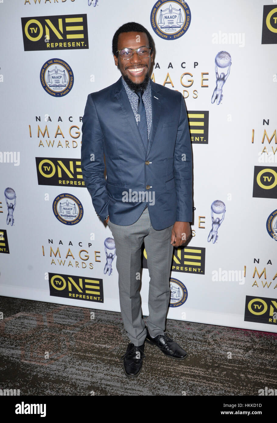 Hollywood, USA. 28th Jan, 2017. Nikkolas Smith at the 48th NAACP Image ...