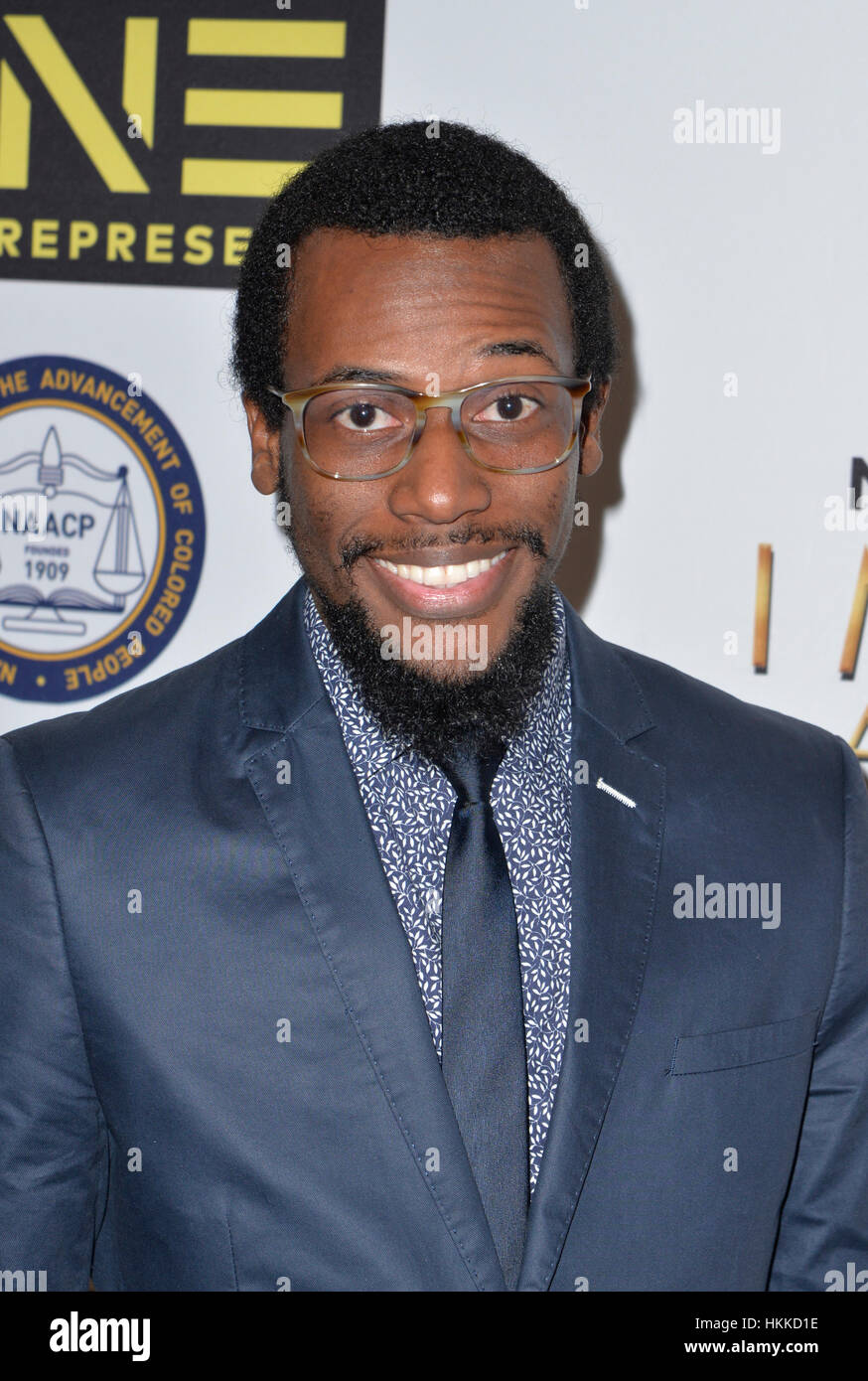 Hollywood, USA. 28th Jan, 2017. Nikkolas Smith at the 48th NAACP Image ...