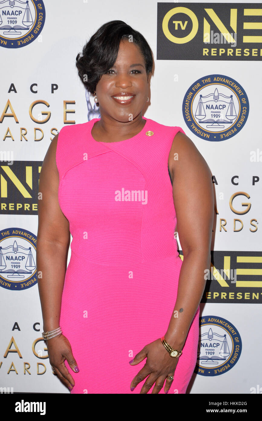 Hollywood, USA. 28th Jan, 2017. Roslyn M. Brock at the 48th NAACP Image ...