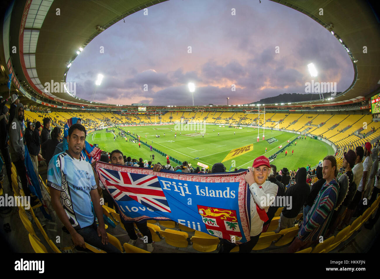 January 29th 2017, Westpac Stadium, Wellington, New Zealand; Rugby ...
