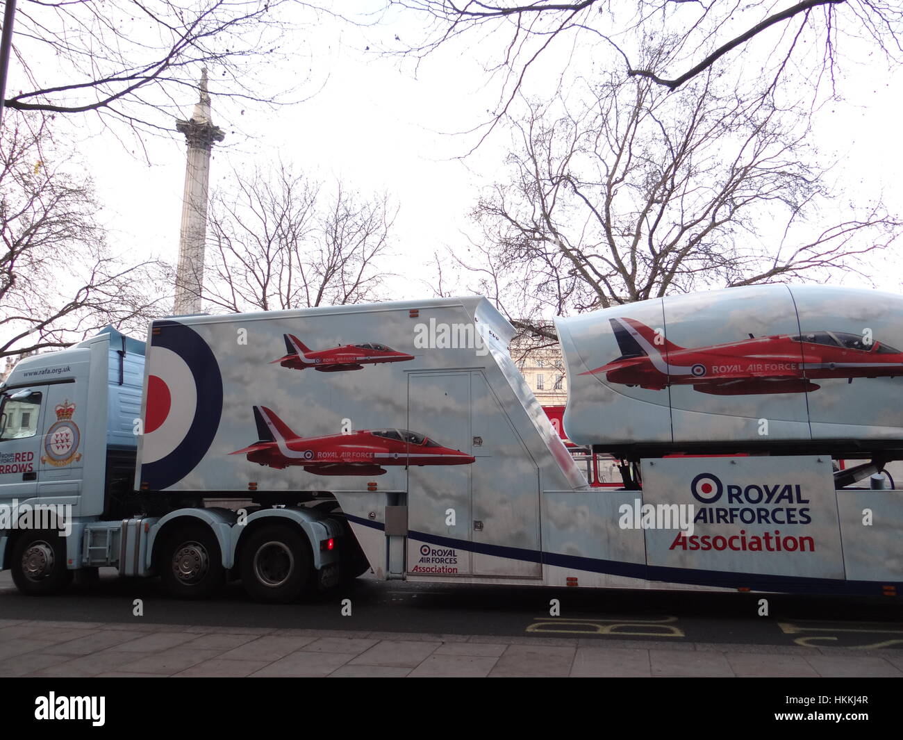 London, UK. 29th January 2017. RAF Red Arrows experience is a new ...