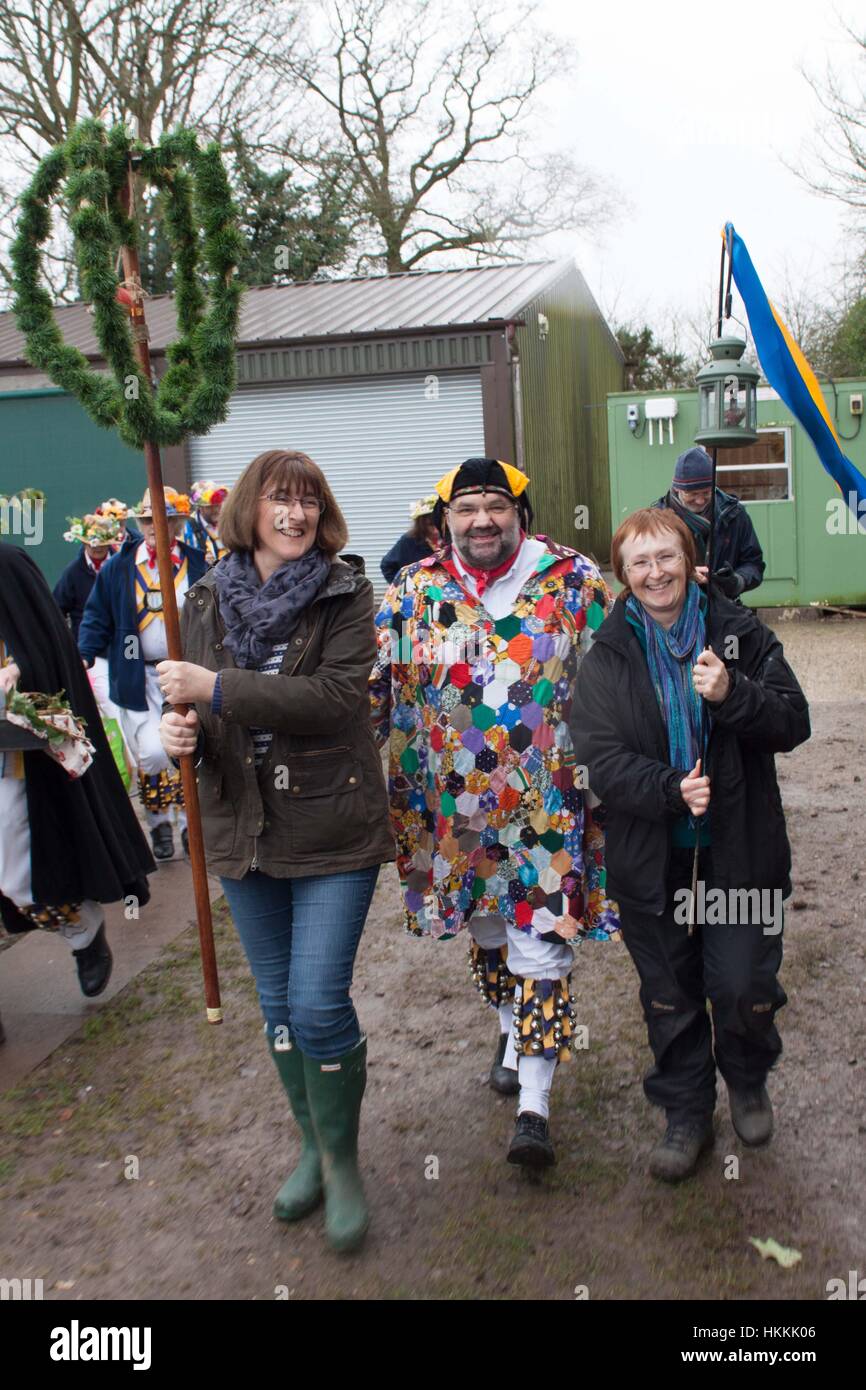 Bracknell, UK. 29th Jan, 2017. Traditional Wassail Ceremony with the ...