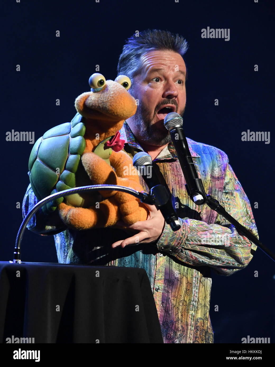 Fort Lauderdale FL, USA. 28th Jan, 2017. Terry Fator performs with ...