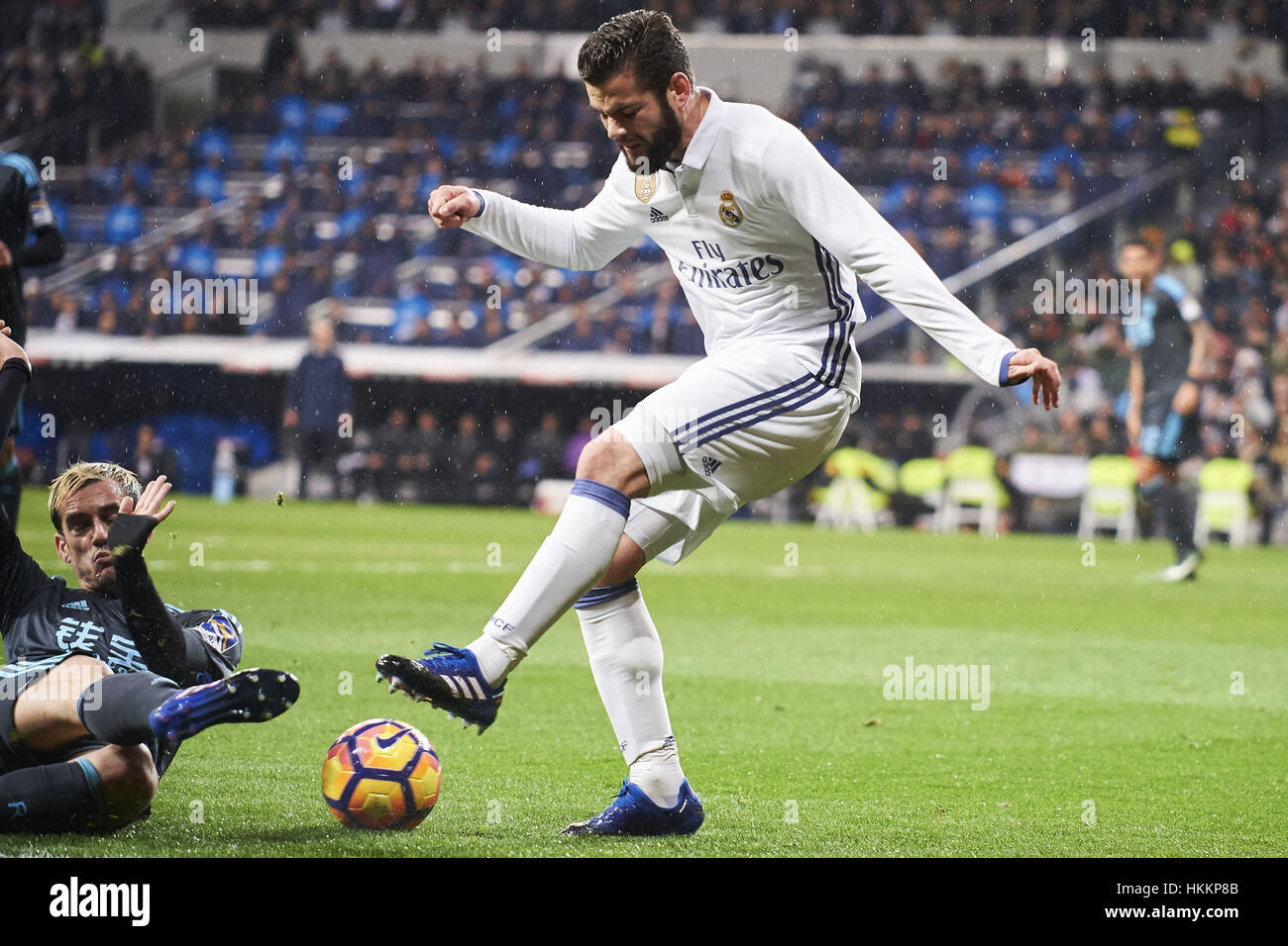 Madrid, Spain. 29th Jan, 2017. Nacho Fernandez (defender; Real Madrid ...