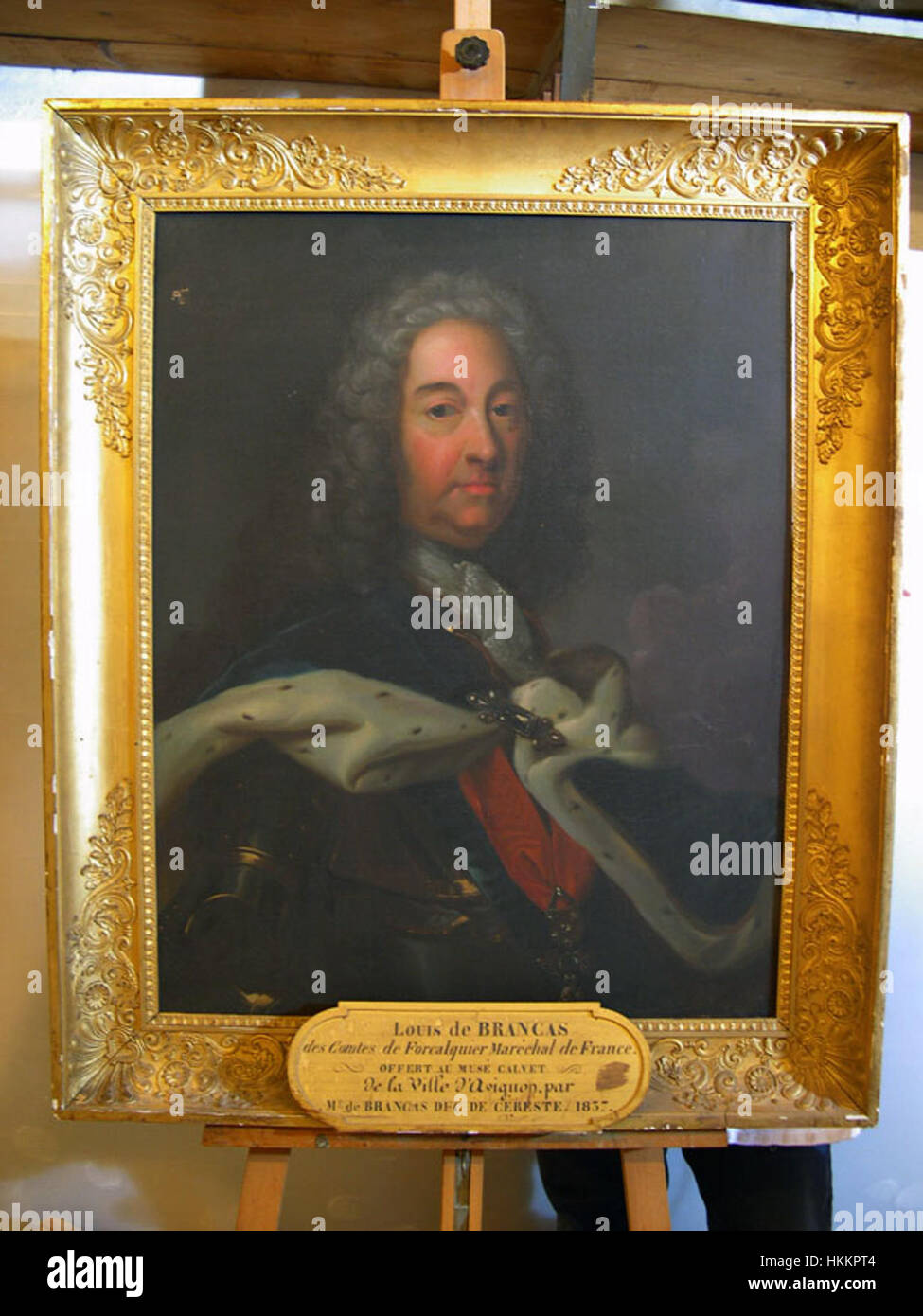 This portrait by Valbrun depicts Louis de Brancas, a notable historical ...