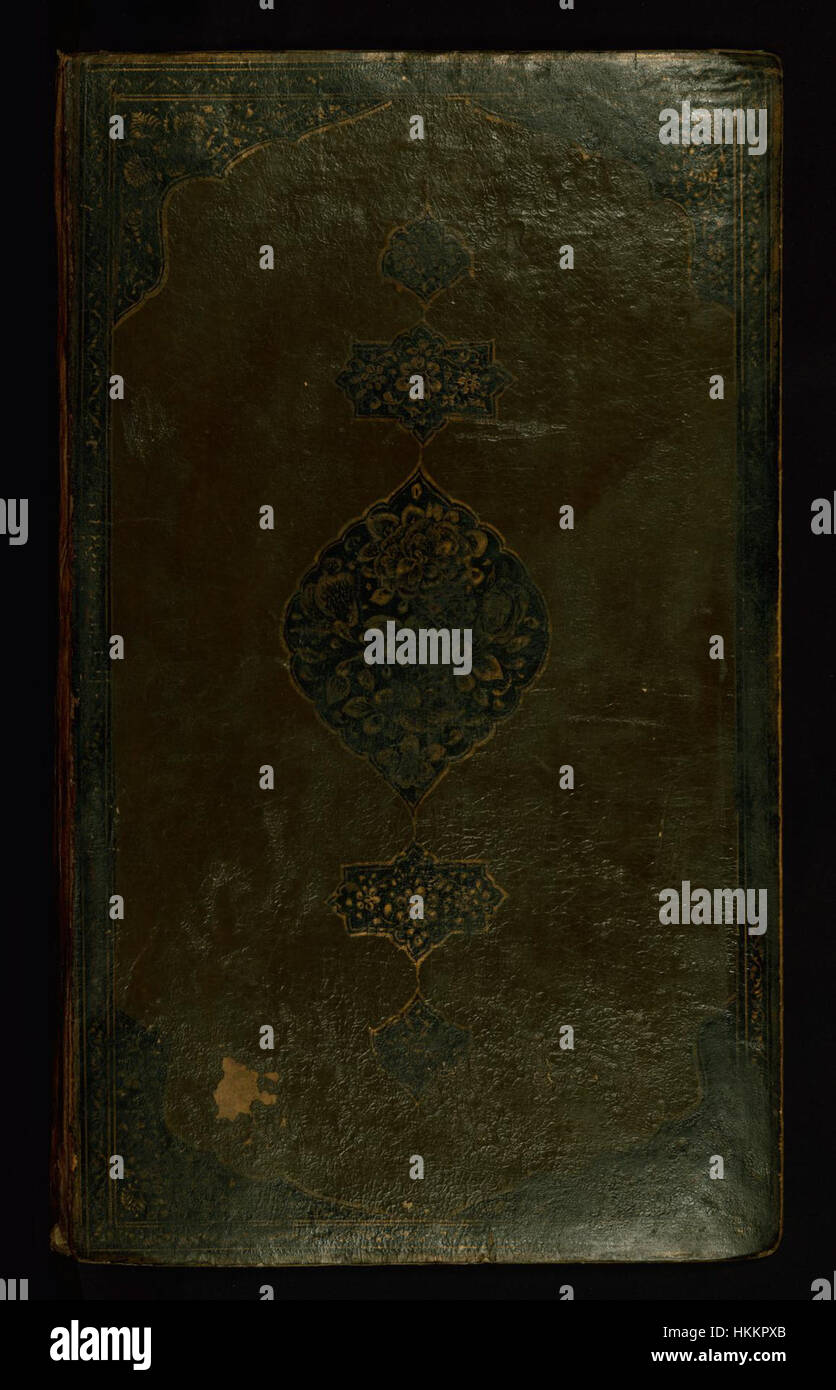 This anonymous work depicts the bottom exterior binding of a Book of ...