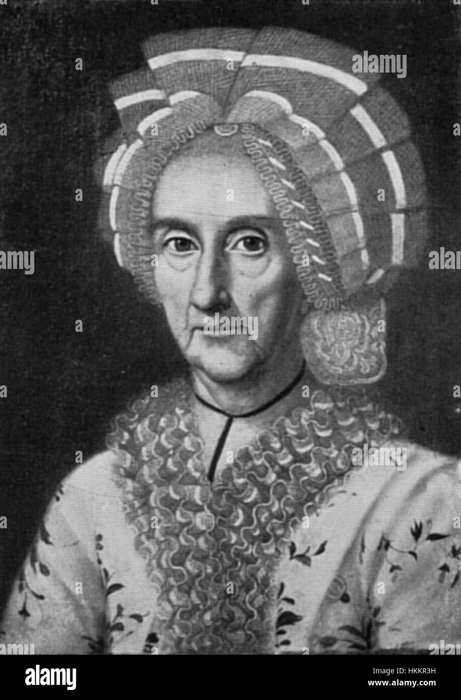 This portrait of Anna Margarethe Textor, painted in the 18th century ...