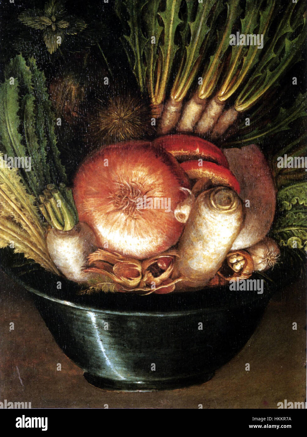 This painting by Giuseppe Arcimboldo is a unique depiction of a human ...