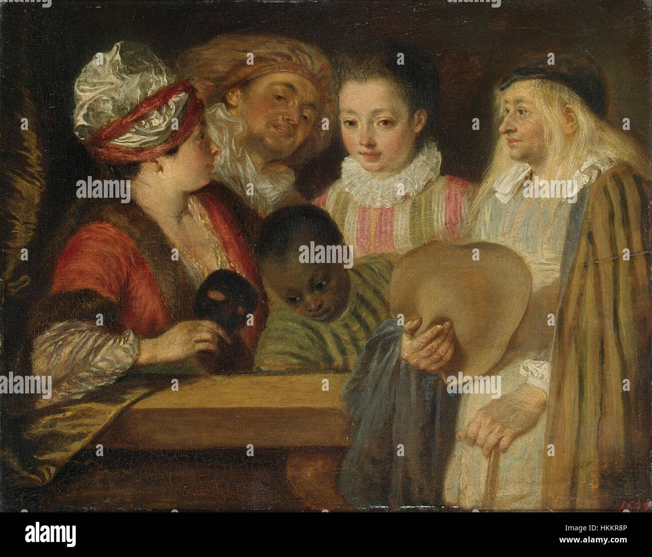 A painting by Antoine Watteau, famous for his contributions to the ...