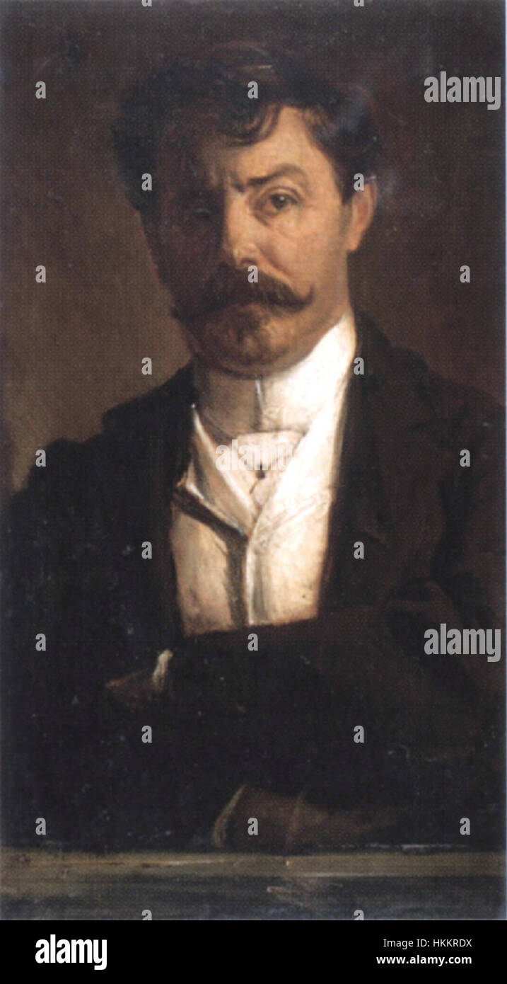 This portrait of Arthur Nikisch, a renowned Hungarian conductor ...