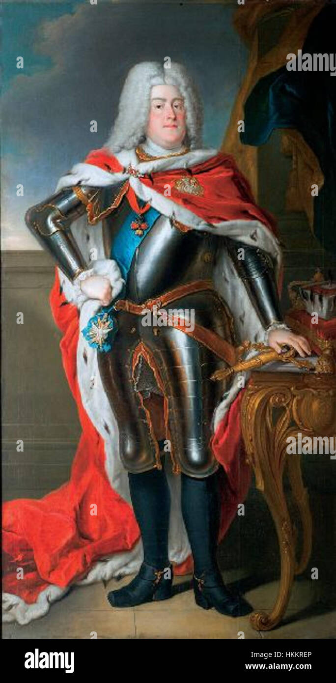 This portrait of Augustus III of Saxony captures the regal figure of ...