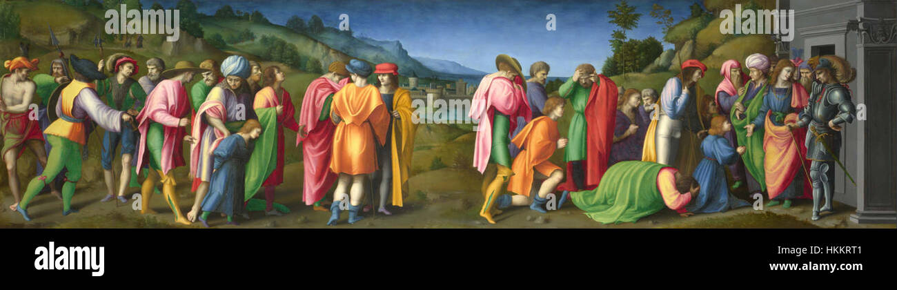 'Perdona i fratelli' by Giuseppe Bacchiacca depicts the biblical scene ...