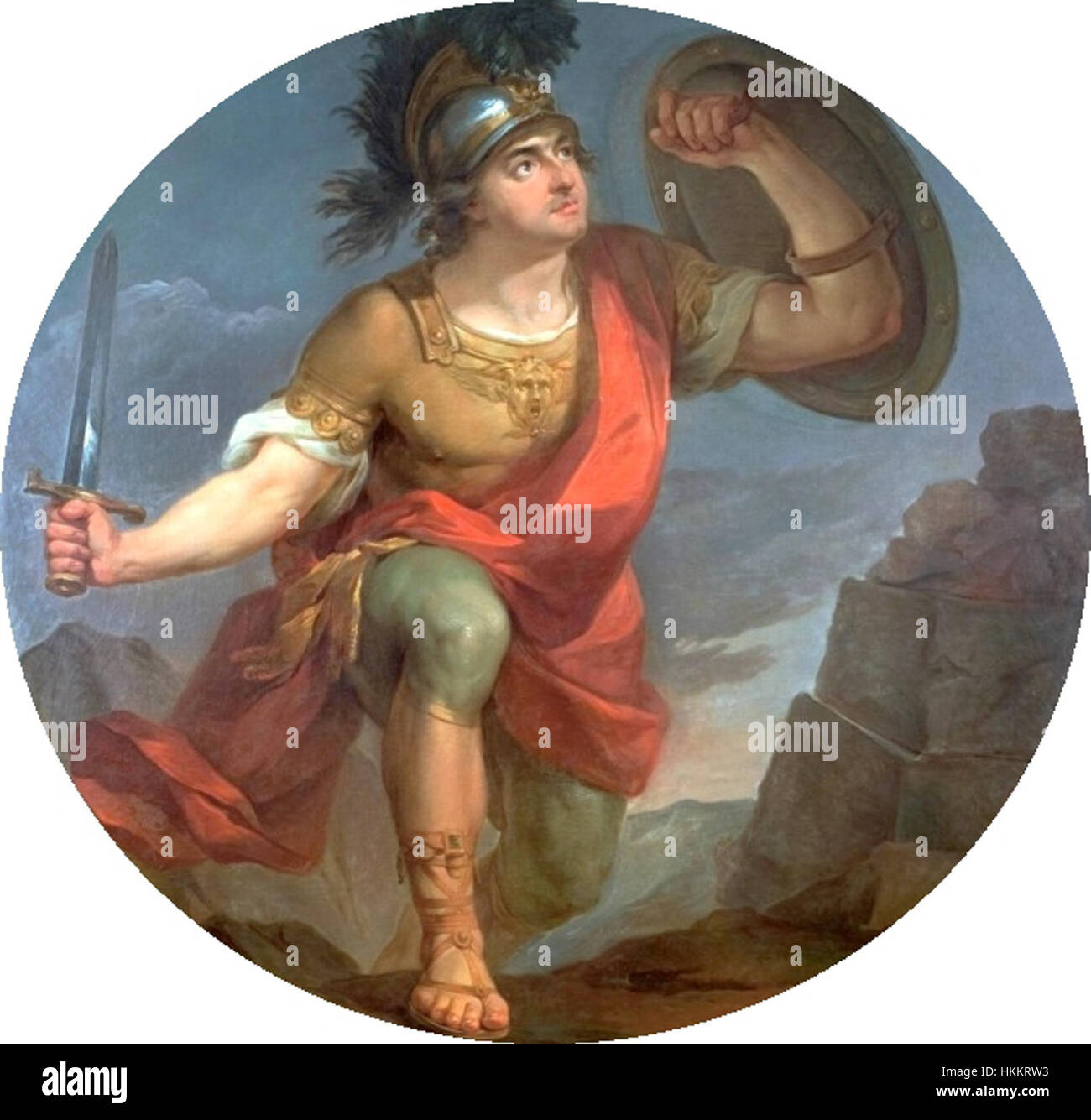 Bacciarelli's 'Allegory of Valor' is a powerful depiction of courage ...