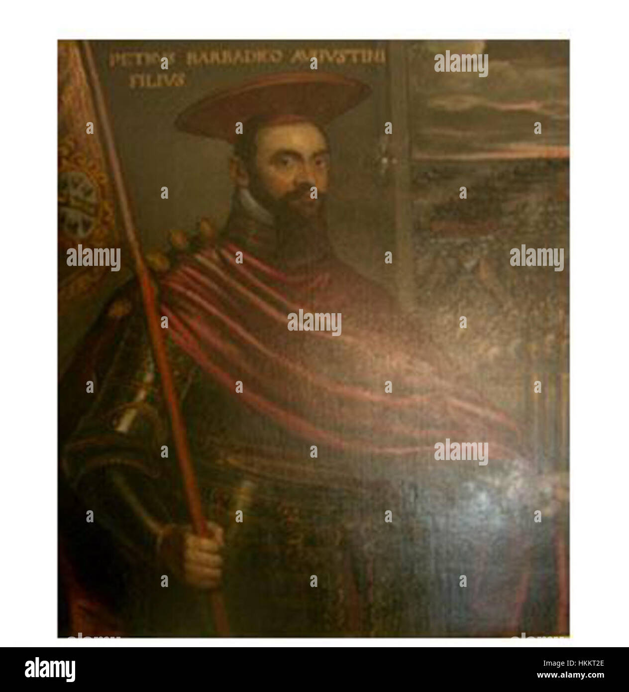 The painting 'Barbarigo' is a historical artwork depicting the ...