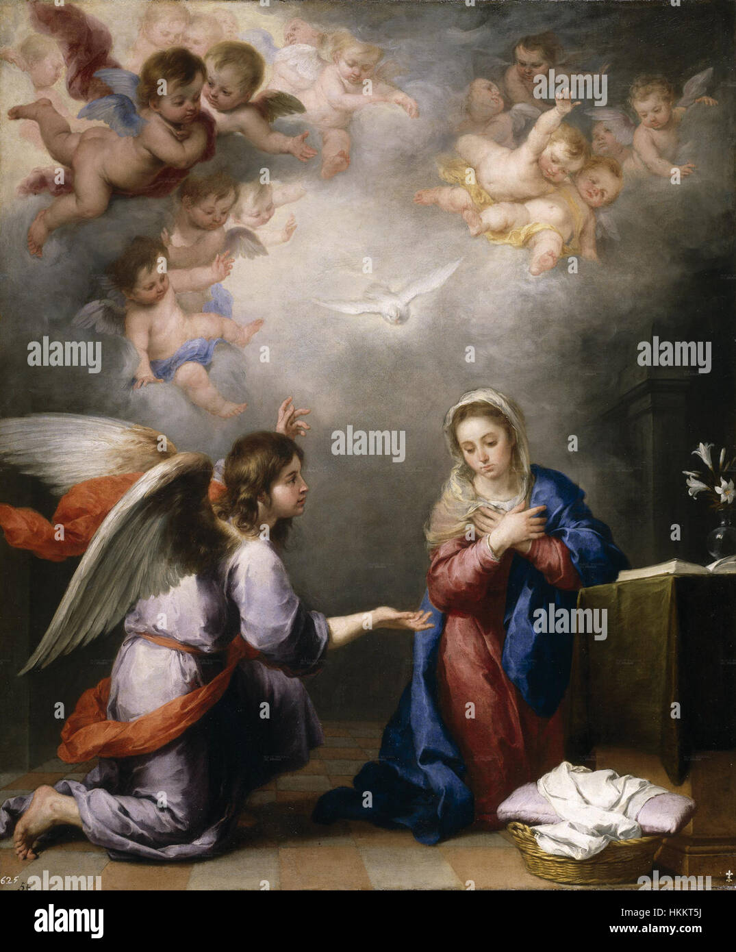The visit of the archangel gabriel to mary hi-res stock photography and ...