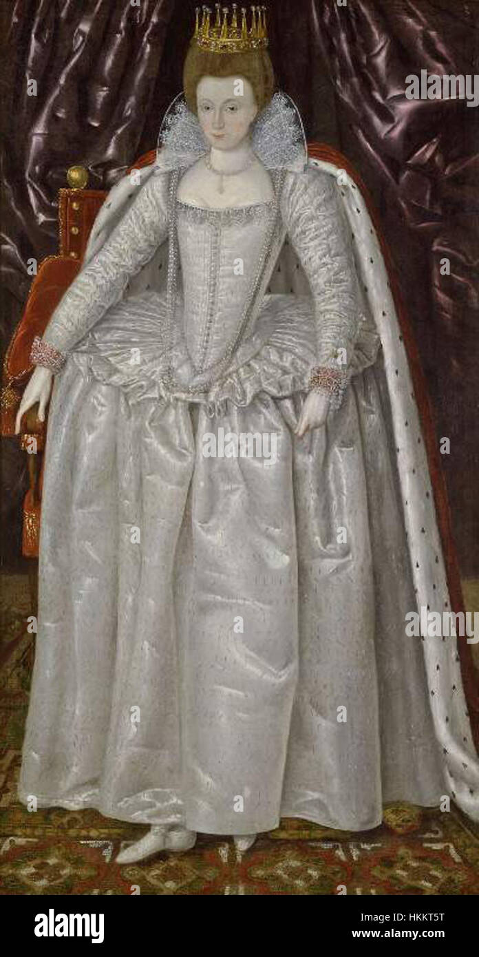 This 1603 portrait of Elizabeth Vernon, Countess of Southampton, is a ...