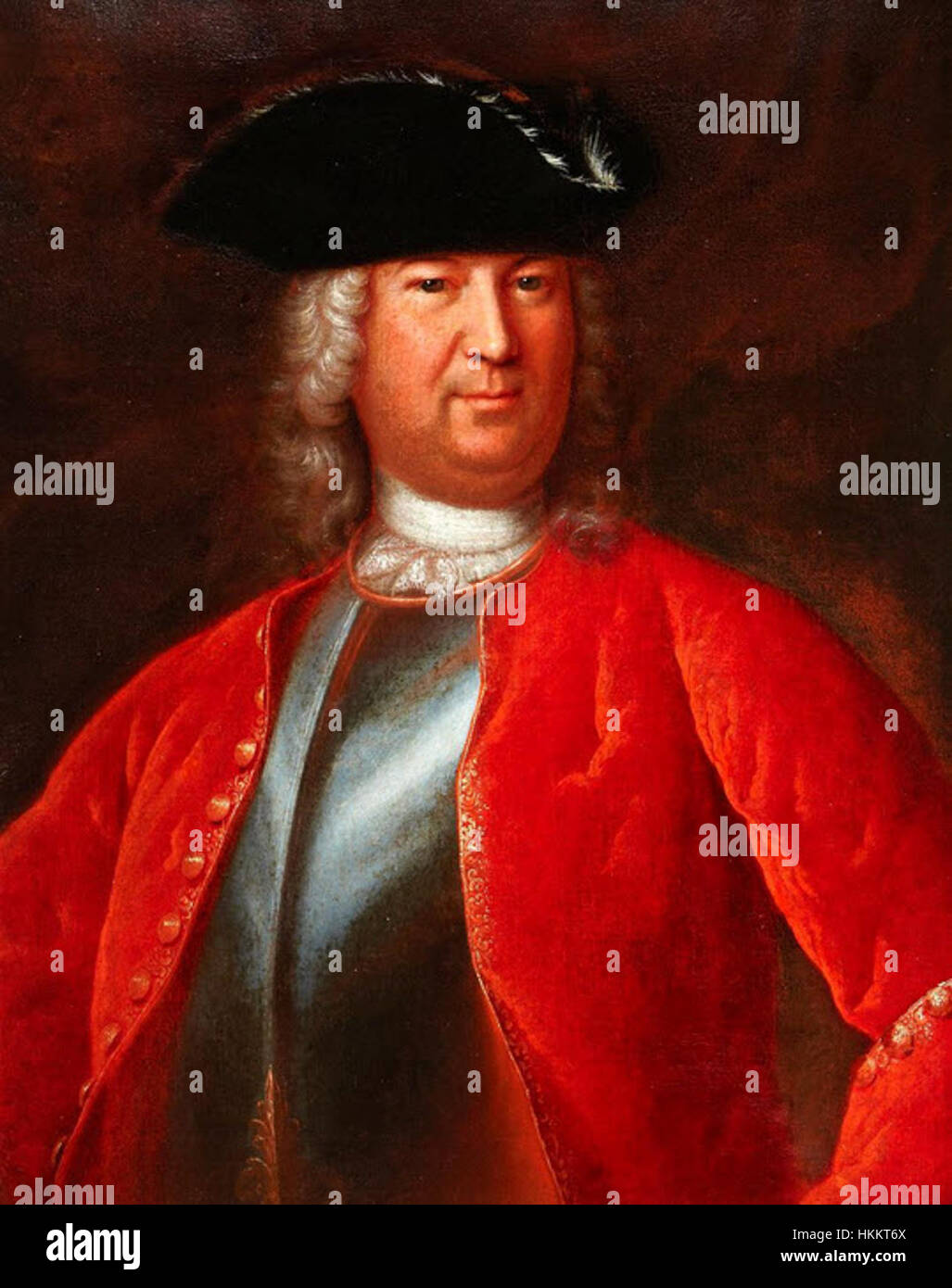 The painting by Barthelemy and Wurstemberger presents a historical scene, likely depicting ...