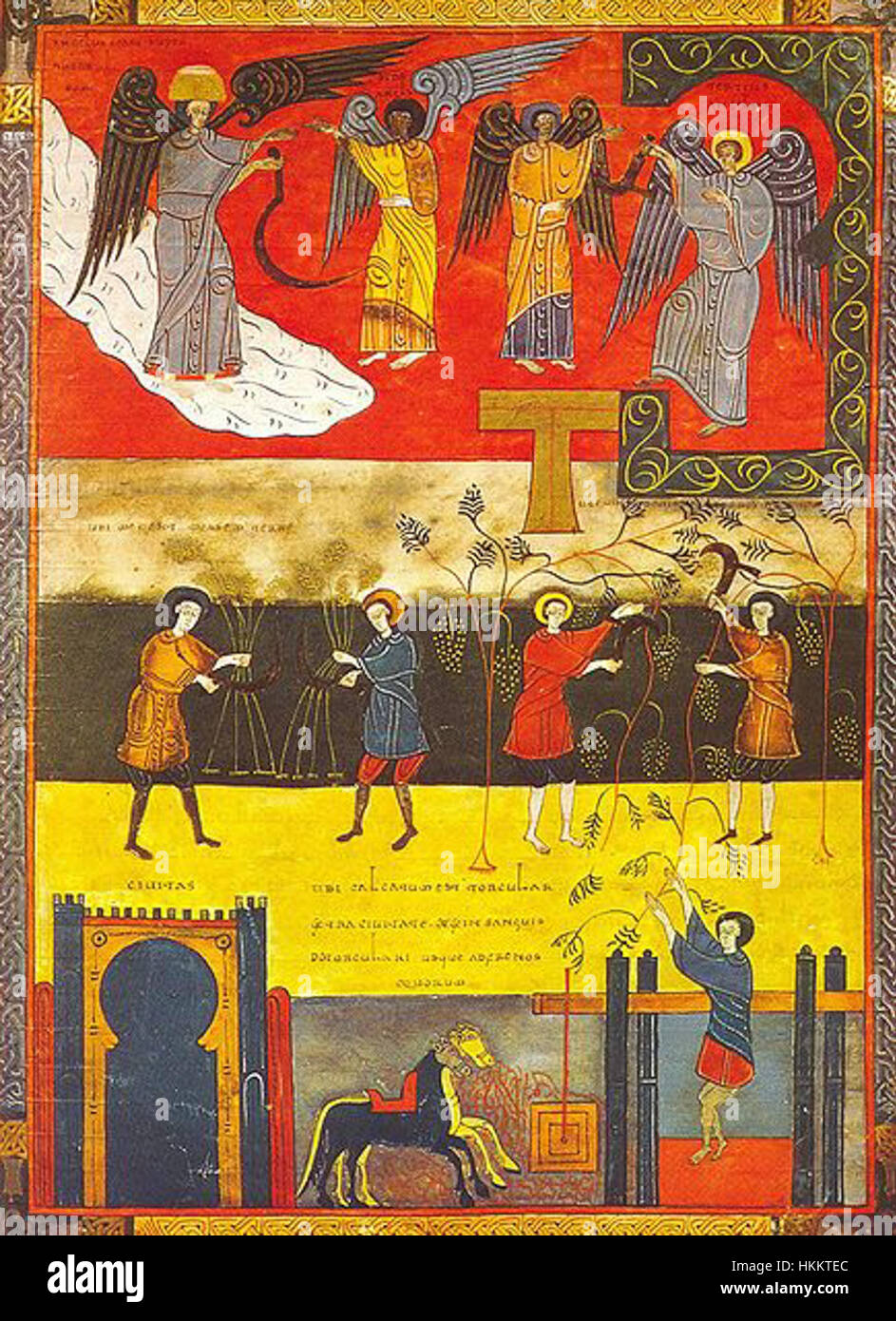 Medieval farming painting hi-res stock photography and images - Alamy