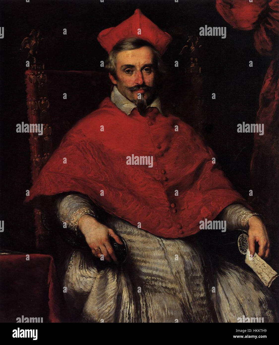 This portrait by Bernardo Strozzi depicts Cardinal Federico Cornaro ...