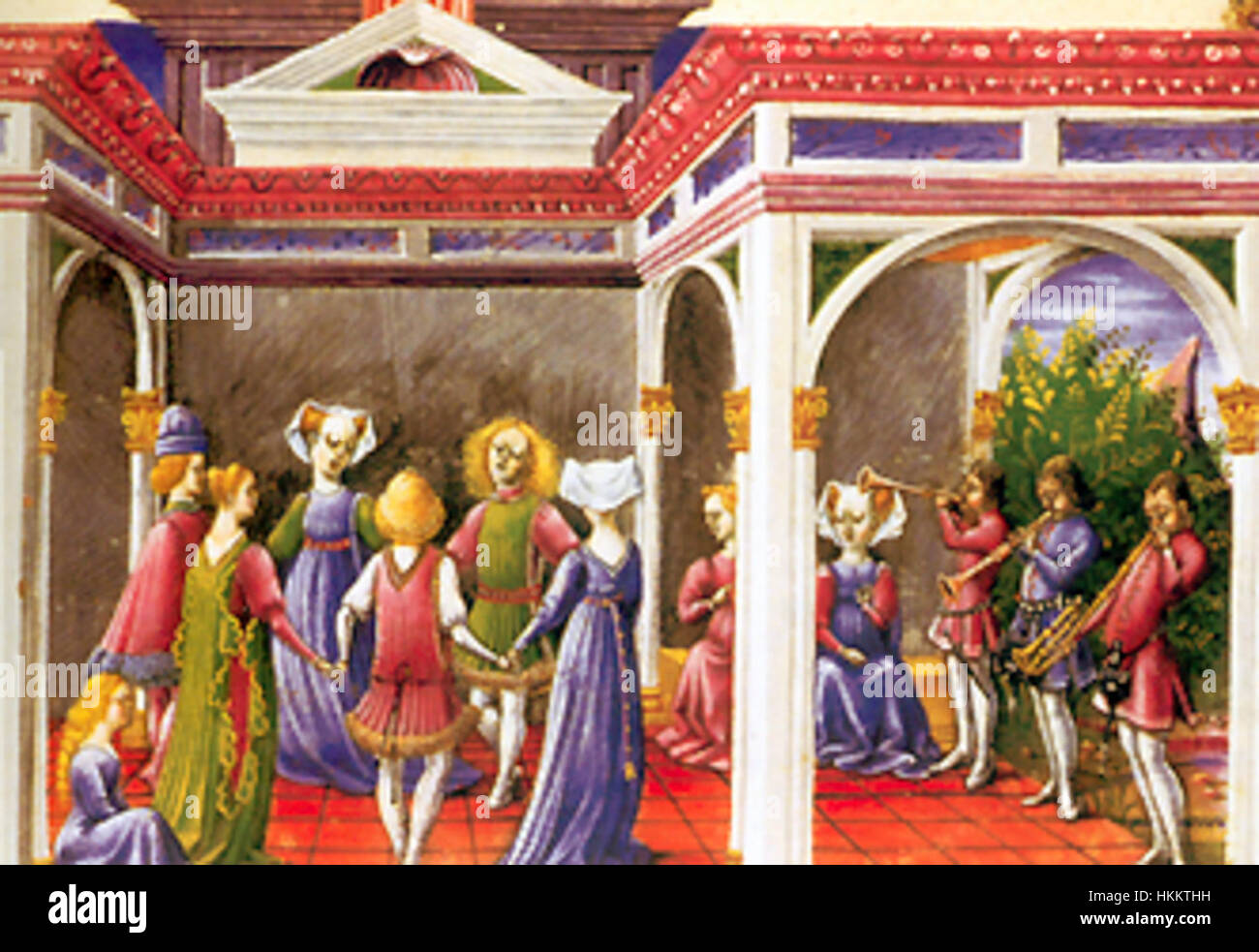 The 'Bible de Borso d'Este' is a medieval illuminated manuscript ...