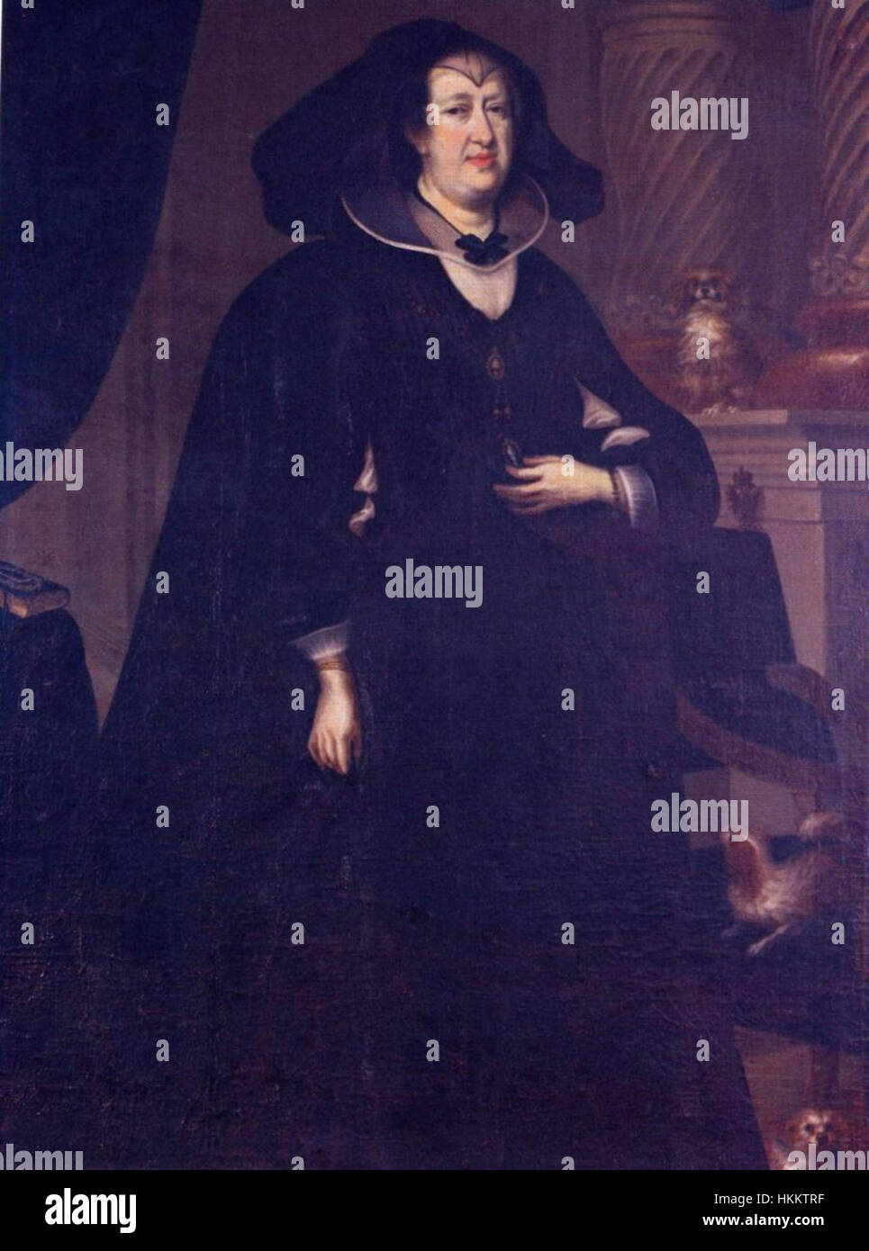 This portrait by Franz Luycx, painted around 1640, portrays Claudia de ...