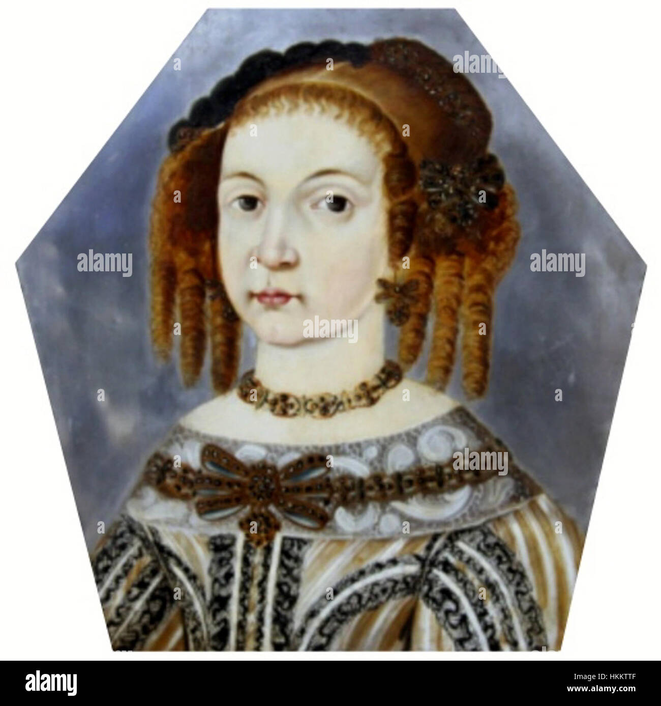 This coffin portrait of Ewa Bronikowska, a form of posthumous ...