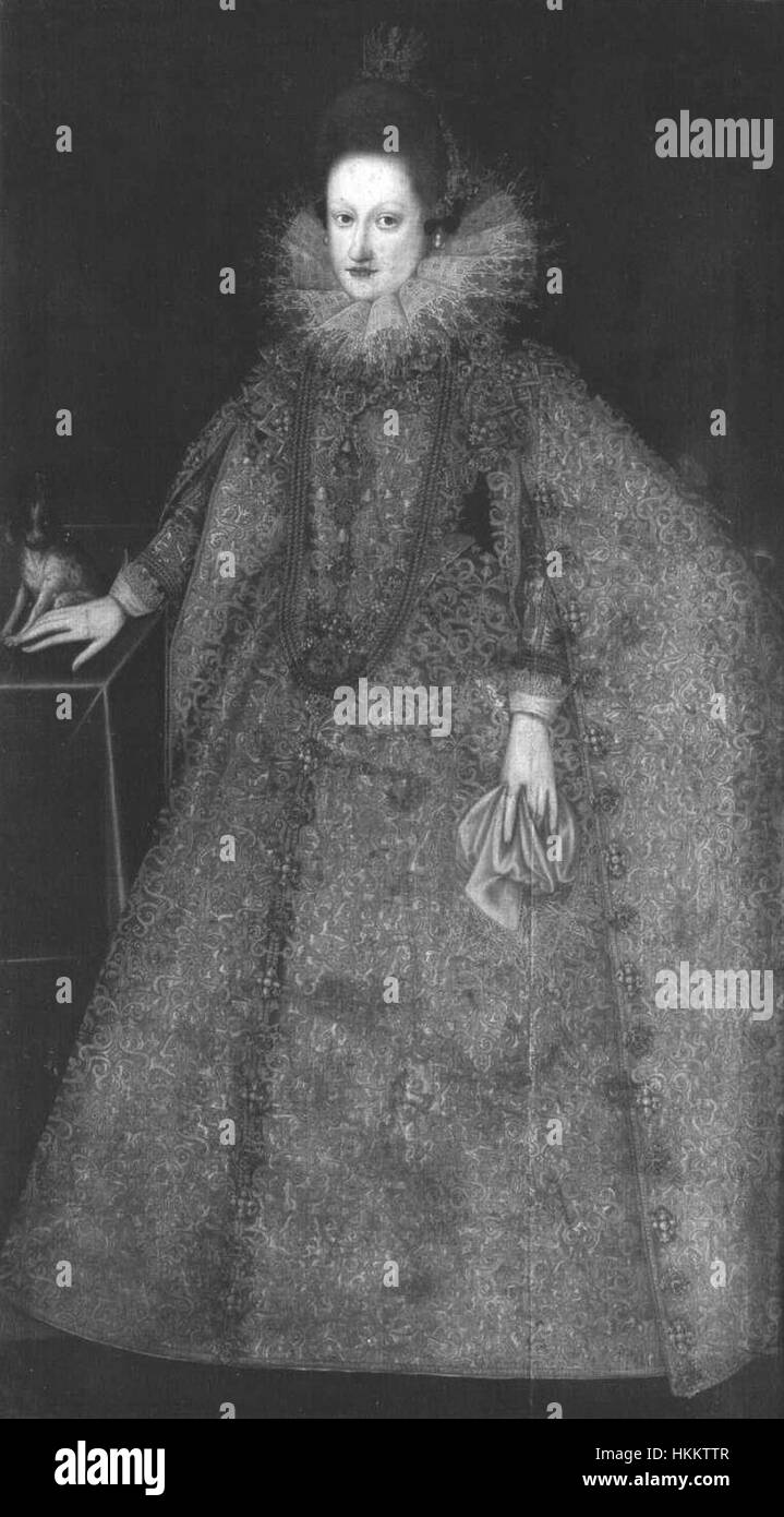 This portrait of Constance of Austria, Queen of Poland, captures her ...