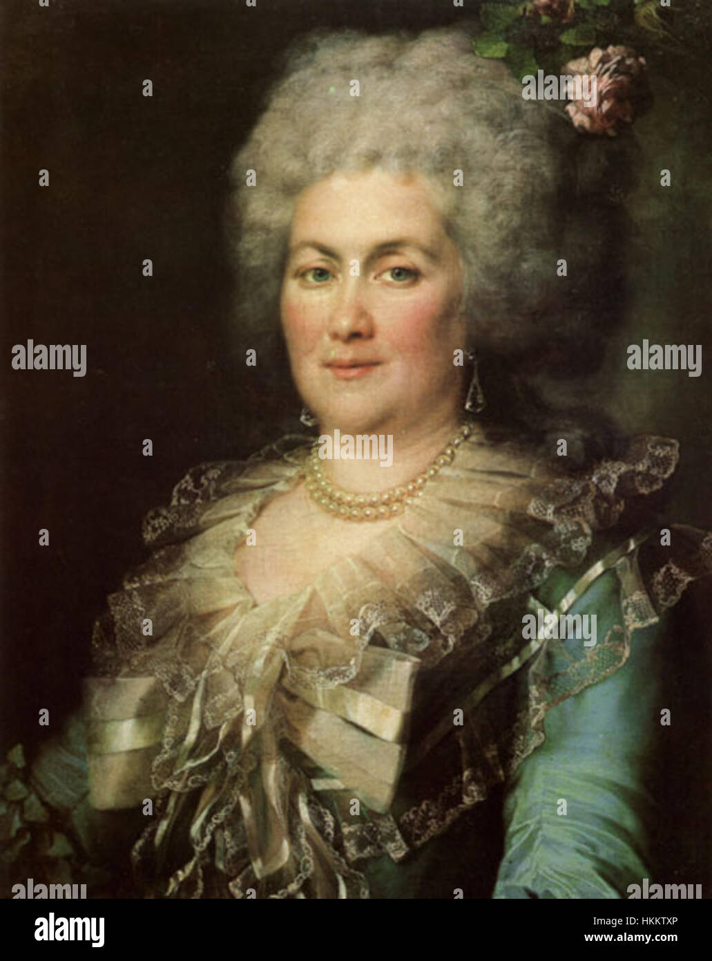 A painting by Dmitry Levitzky, a Russian portraitist, known for his ...