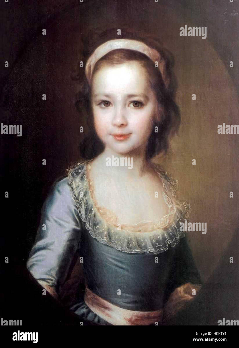 This portrait by Dmitry Levitzky, created in 18th-century Russia ...